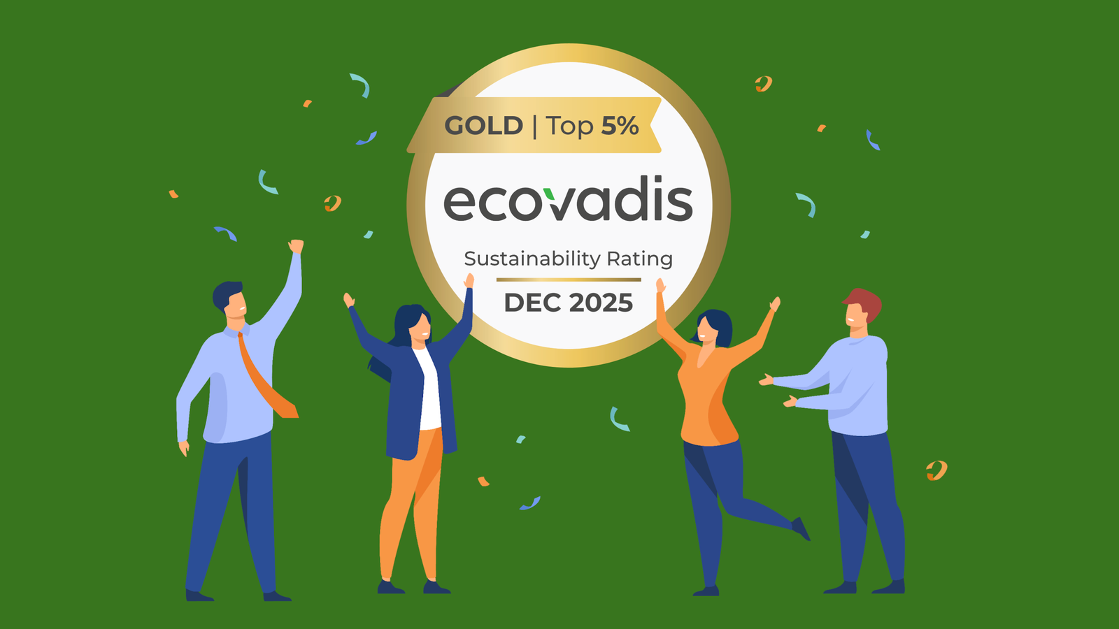 Nueva Medalla Oro Ecovadis 2025 | FM Logistic Ibérica
